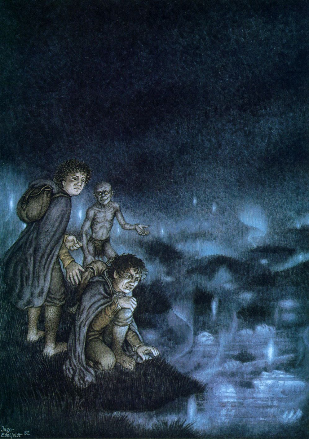 “There Are Dead Things, Dead Faces in The Water.” Frodo and Sam Cross ...